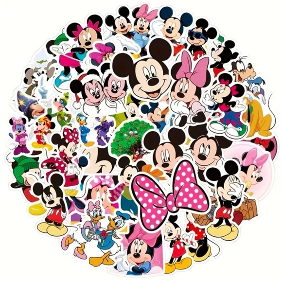 Disney | Toys | Disney Mickey And Minnie Mouse Sticker Set Bundle Of 5 ...
